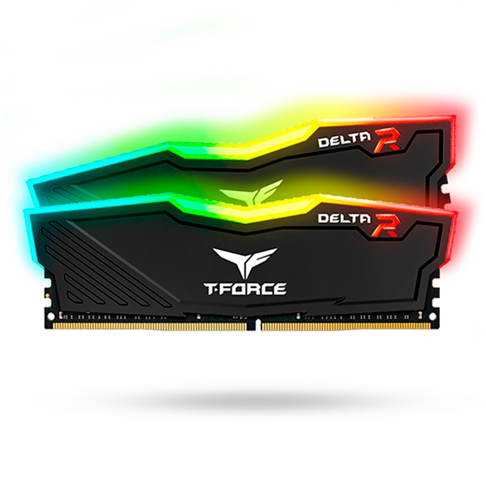Memoria RAM T-Force Delta RGB Kit (2 x 8GB) 16GB DDR4 3200mhz - Nemesis eSport Center